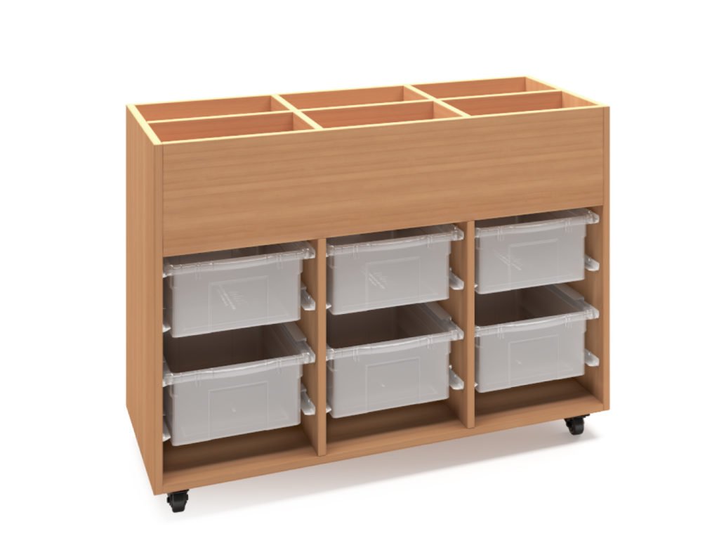 Tủ Storage Wood Shelf - Nội Thất Trường Học Flexius