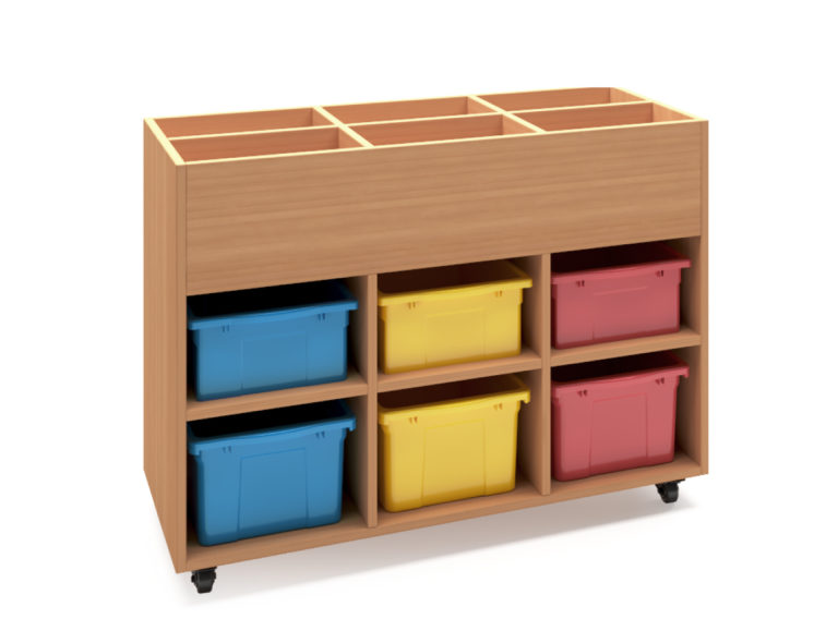 Tủ Storage Wood Shelf - Nội Thất Trường Học Flexius